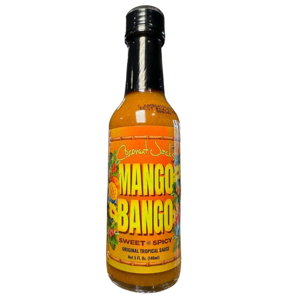 Coconut Jack's Famous Mango Bango Hot Sauce (Individual) - Coconut Jack ...